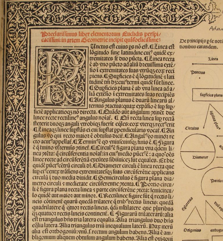 Reading Euclid at Cambridge – Cambridge University Library Special ...